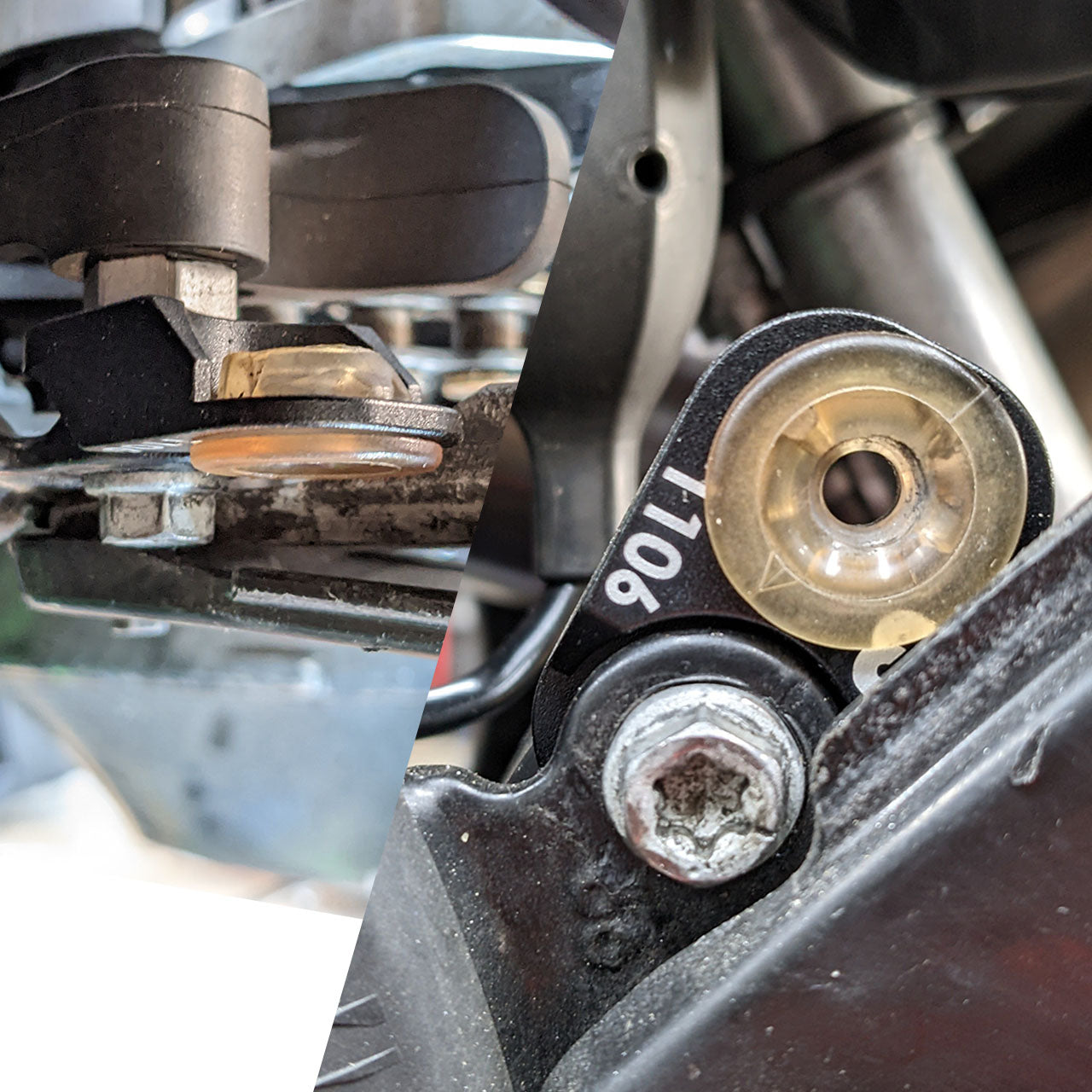 Airbox Delete Bracket - relocate side panel mount for snowbike intake ...