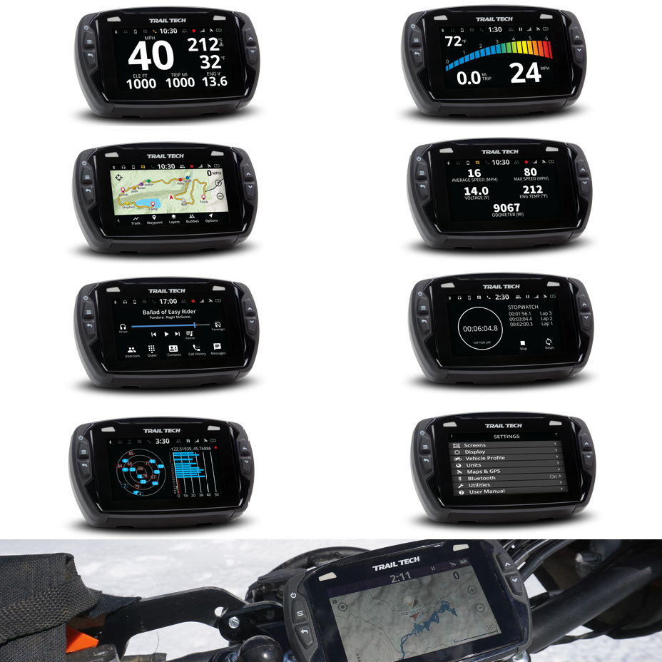 Trail Tech Voyager Pro and Deluxe Digital Gauges – C3 Powersports