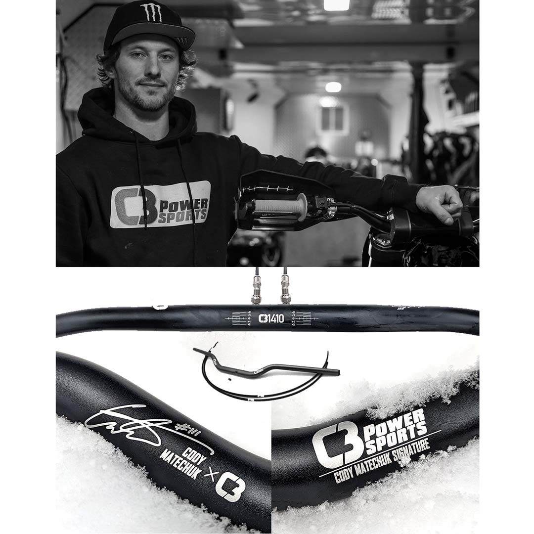 Cody Matechuk Signature Engine Coolant Heated Handlebars | C3 Powersports